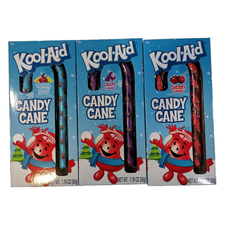 Kool-Aid Jumbo Candy Cane - Leese Enterprises